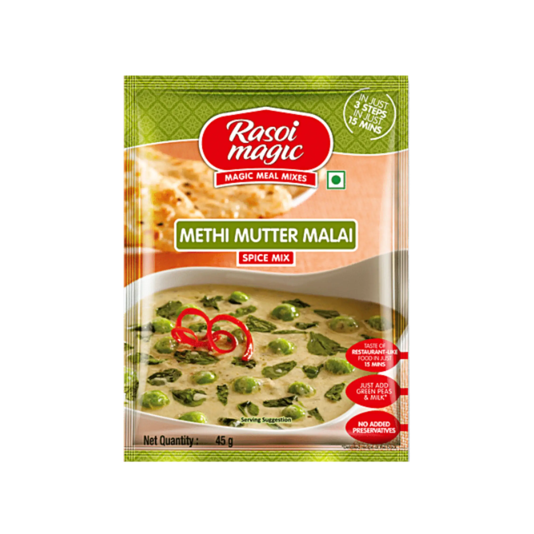 Rasoi Magic Methi Mutter Malai Spice Mix - Bharat Bazaar